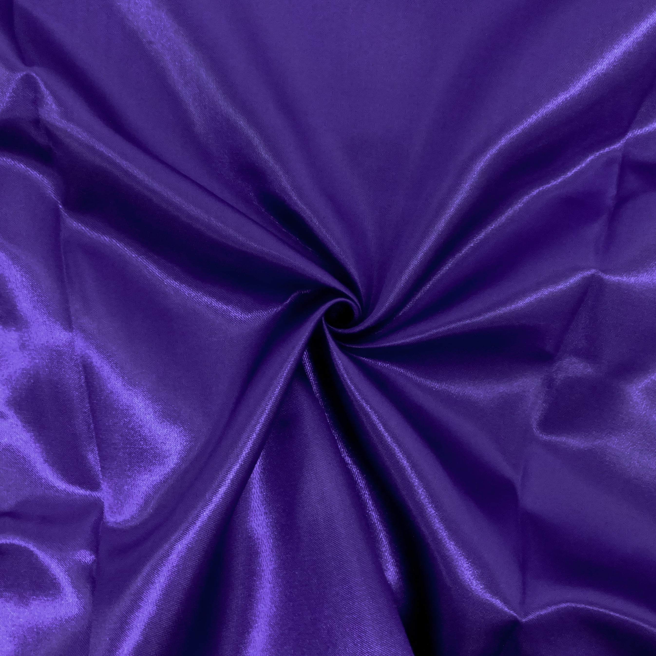 Shason Textile (3 Yards cut) Special Occasion Costume Satin, Purple ...
