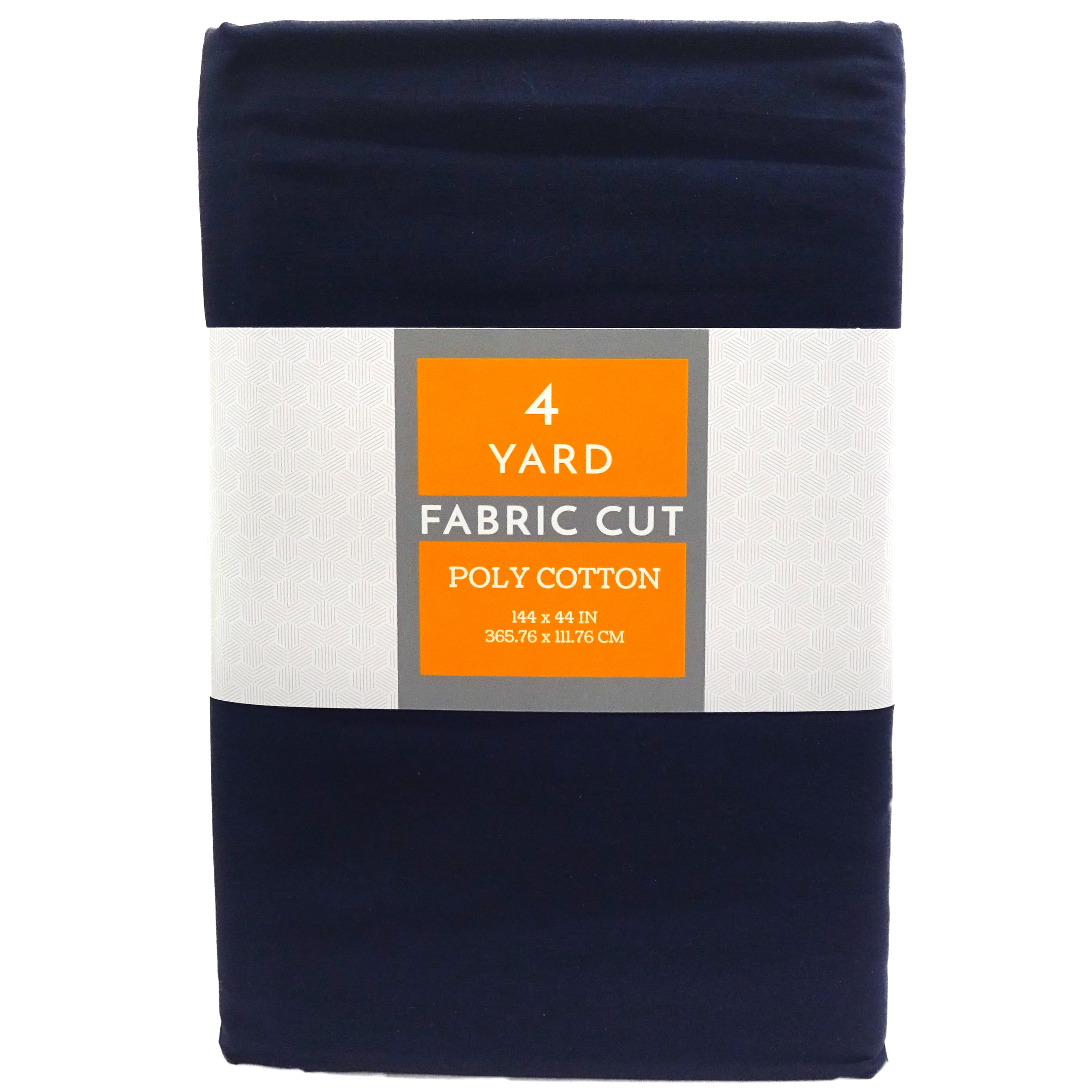 Shason Textile 4 Yard Cut Poly Cotton Fabric, Navy, 44" Wide for Craft ...