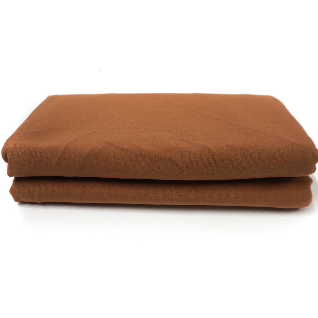 Shason Textile 45" x 4 Yards 100% Cotton Solid Craft Fabric, Hazelnut ...