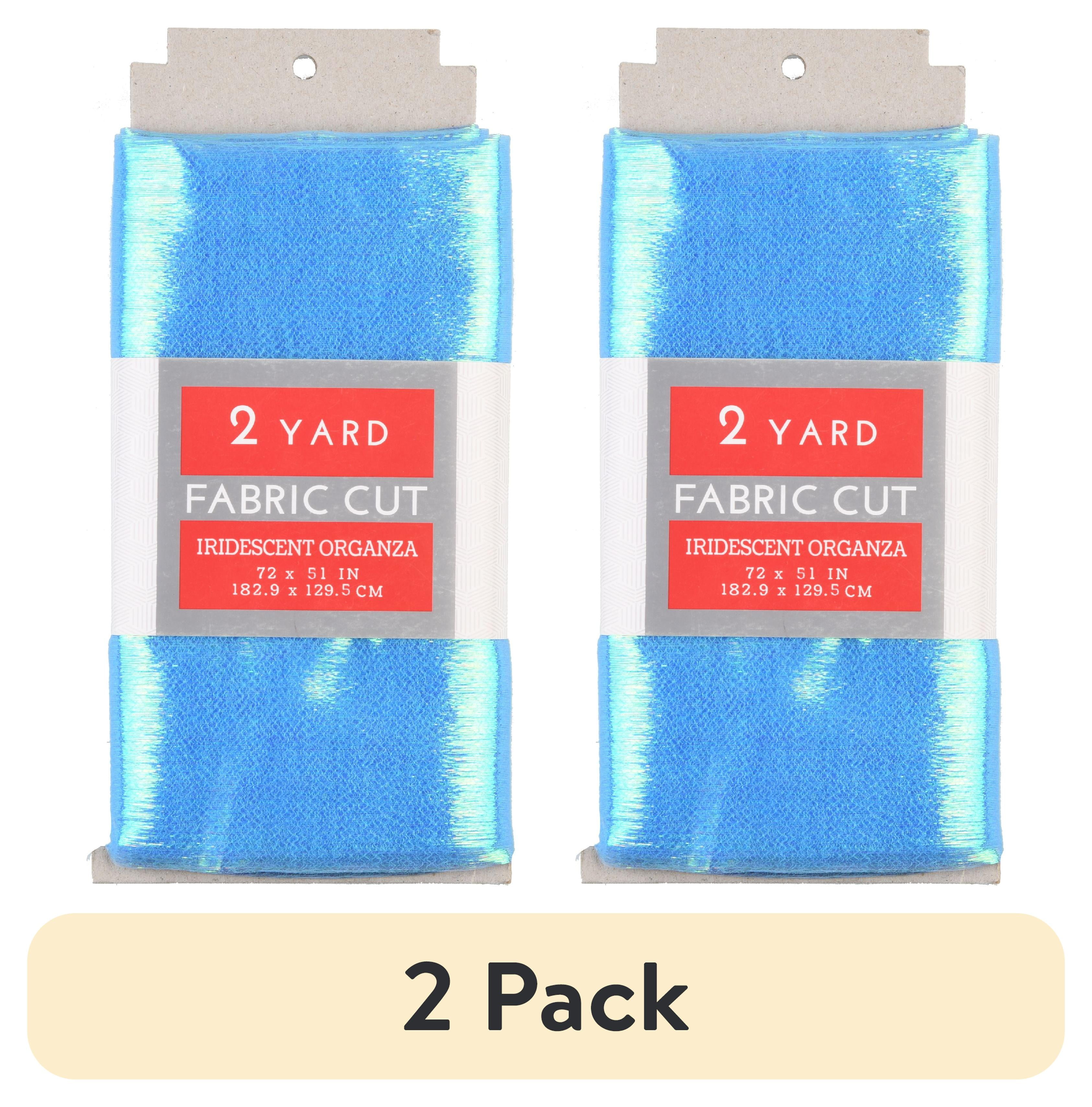 (2 pack) Shason Textile 55" Nylon Iridescent Solid Organza Fabric by ...