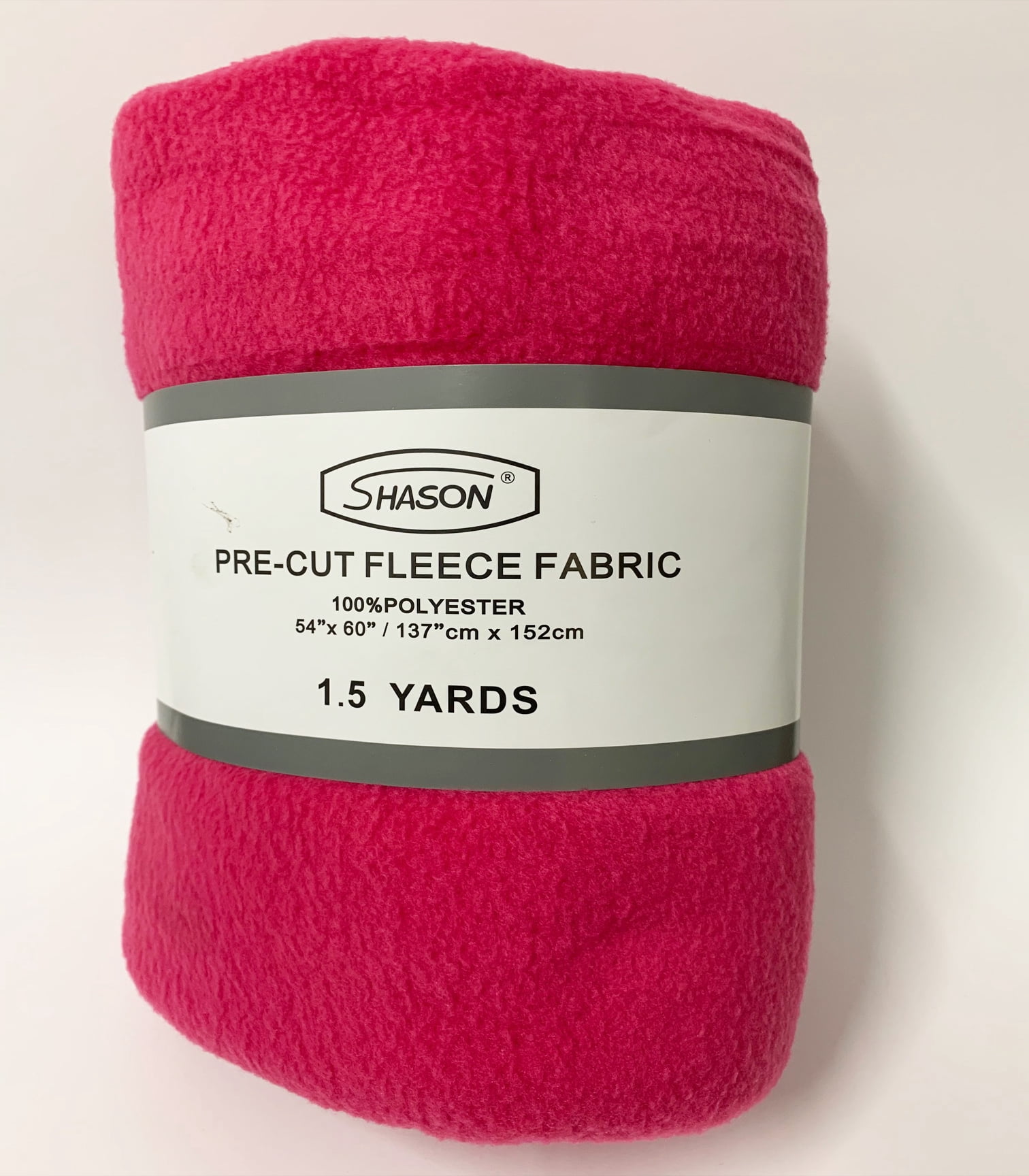 Shason Textile 60" x 1.5 yd 100% Polyester Fleece Solid Print Sewing ...
