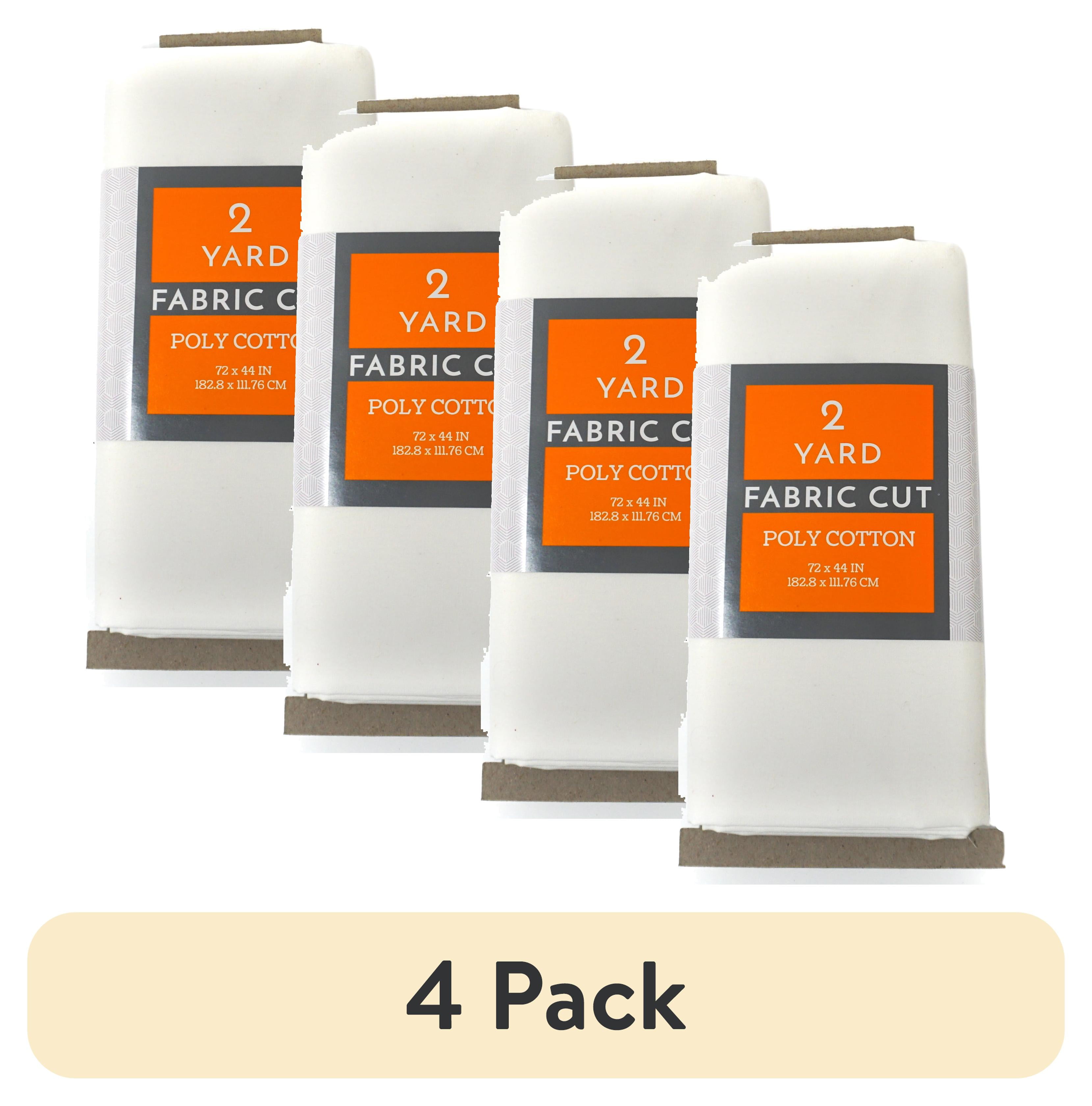 (4 pack) Shason Textile Craft Quilting Poly Cotton 2 Yards Precut ...