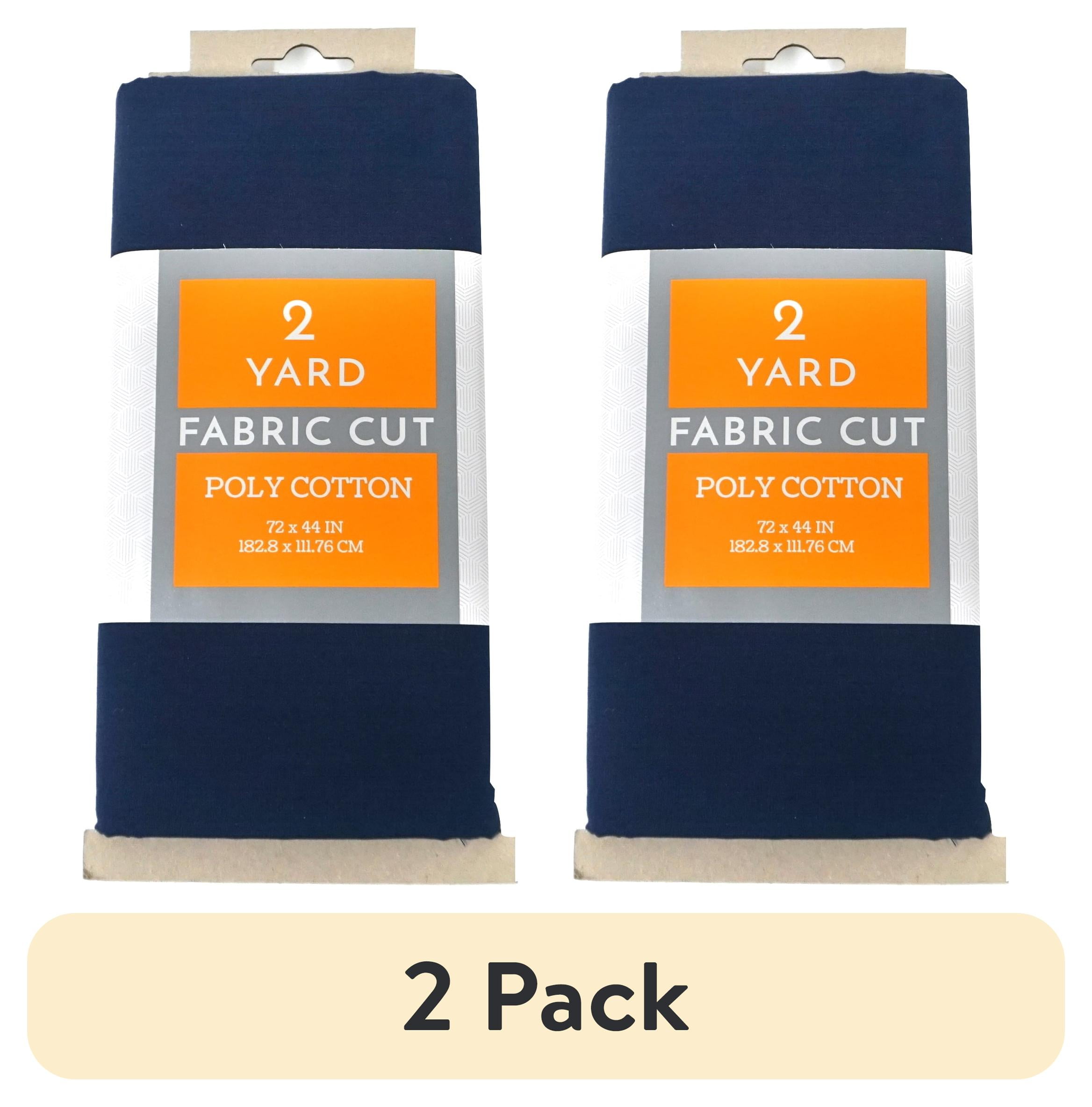 (2 pack) Shason Textile Craft Quilting Poly Cotton 2 Yards Precut ...