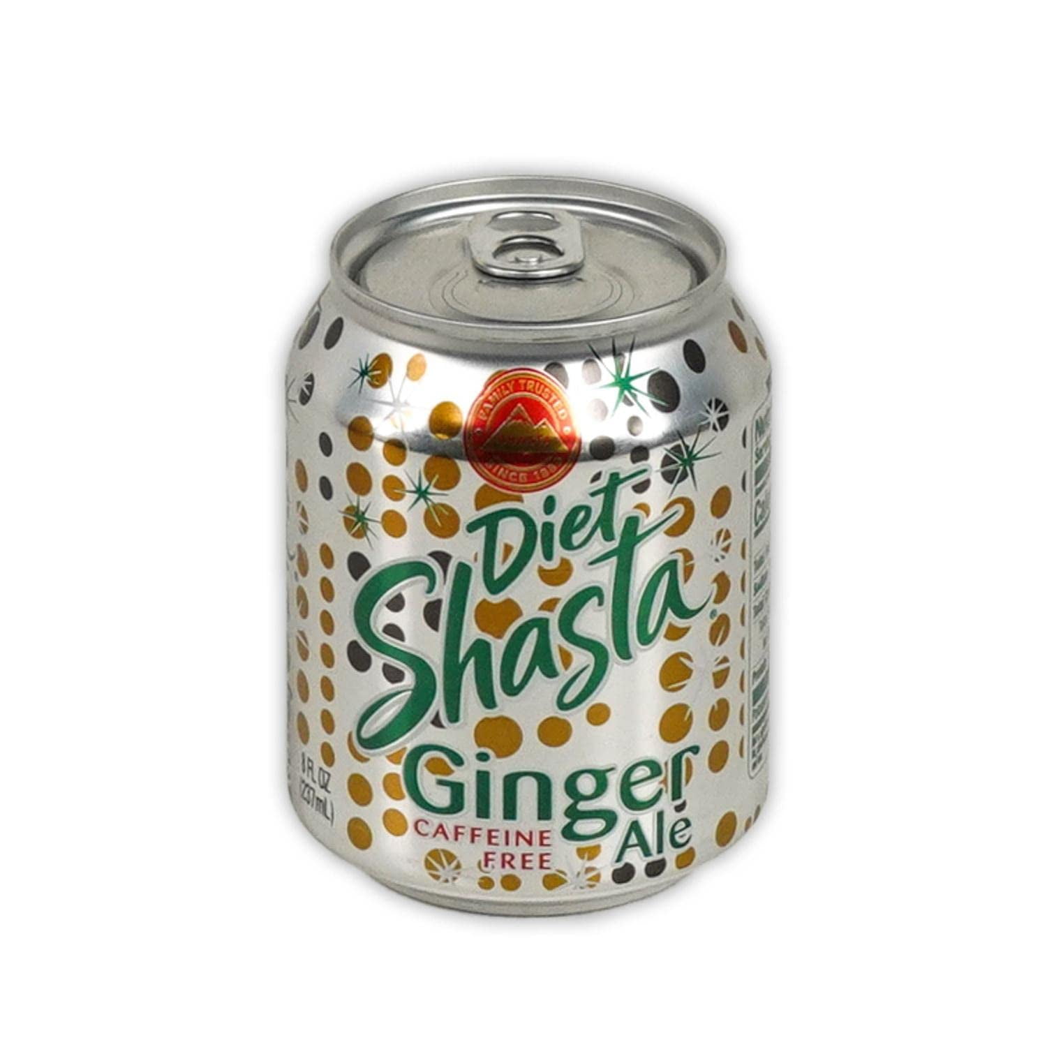 Shasta Diet Ginger Ale Soda, 8 ounce -- 48 per case. - Walmart.com