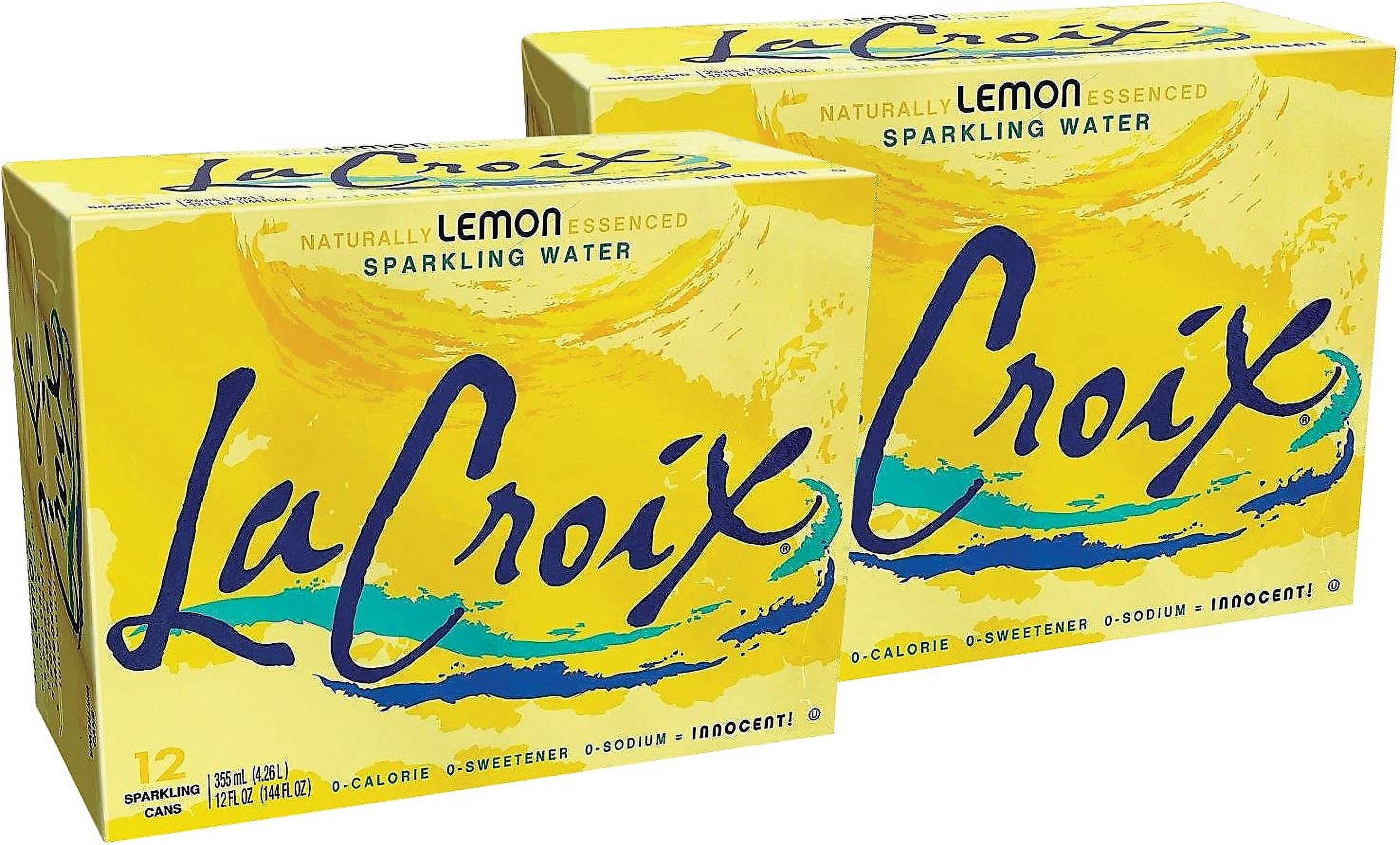 Shasta Lacroix Lemon Sparkling Water, 12 oz. (Pack of 24) - Walmart.com