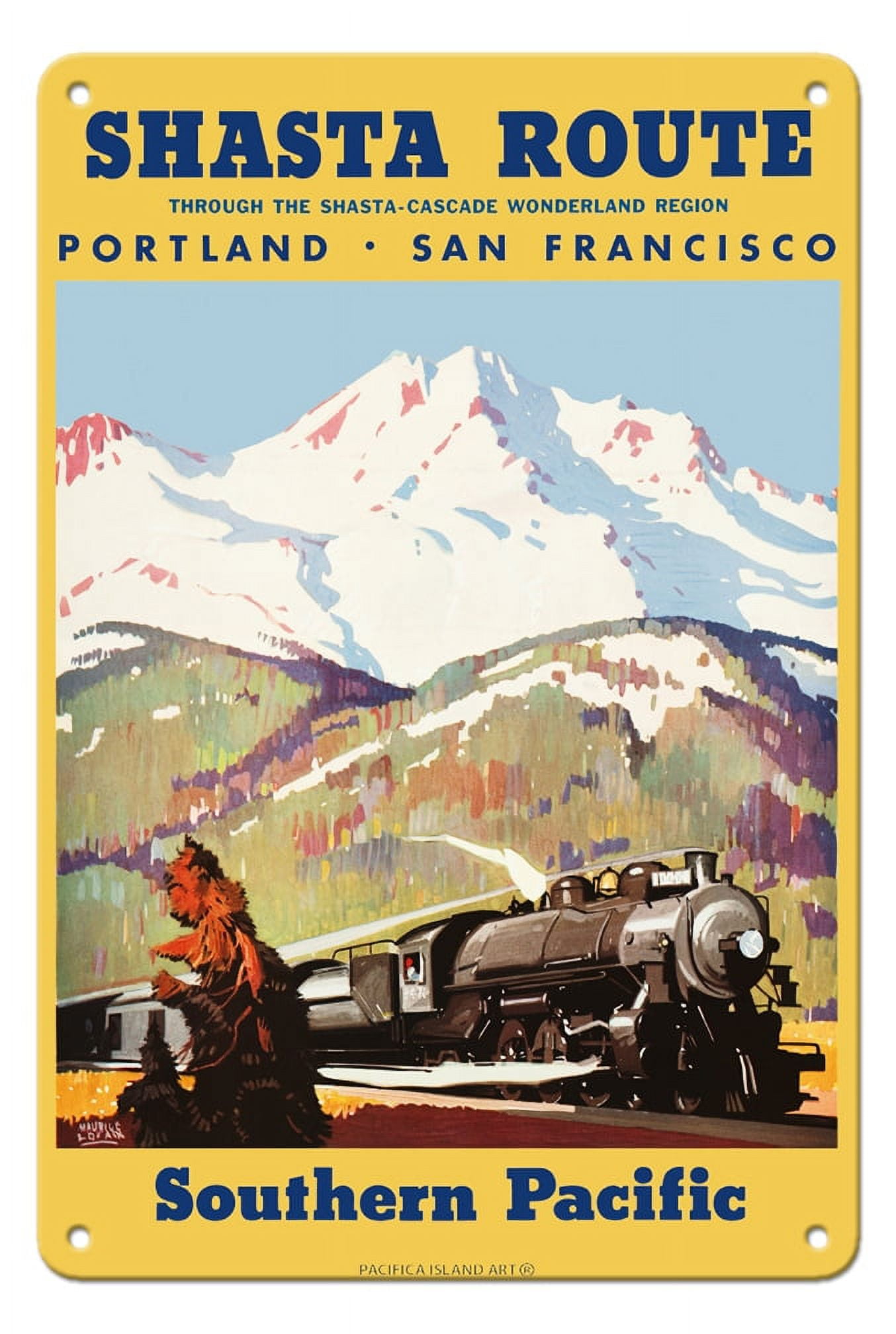 Shasta Route - Portland to San Francisco - Cascade Wonderland Region ...