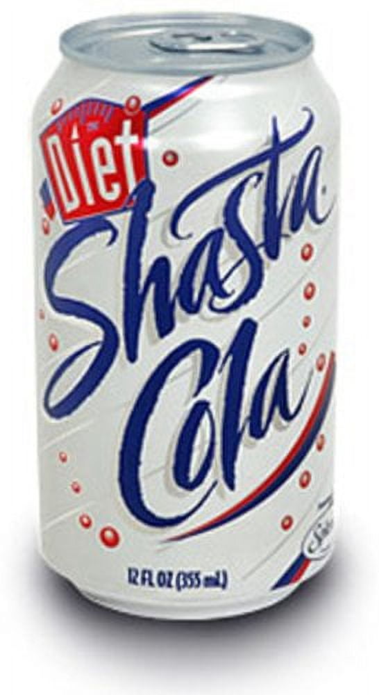 Shasta Soda Diet Cola, 12-Ounce Cans (Pack of 24) - Walmart.com