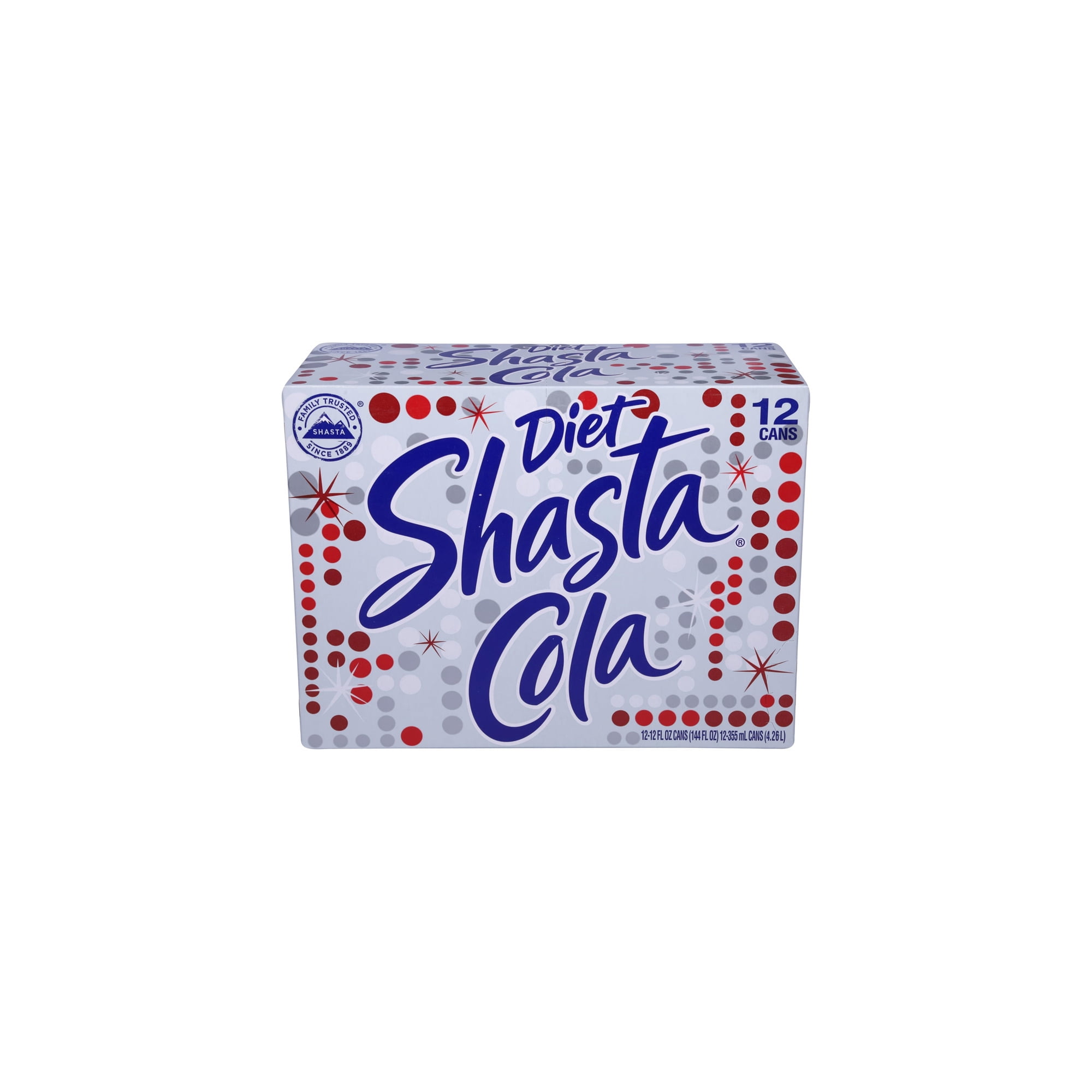 Shasta Soda Diet Cola (Pack of 16) - Walmart.com