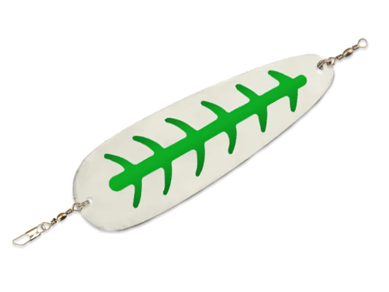 Mack's Lure Sling Blade Nickel/Green 6" - Walmart.com
