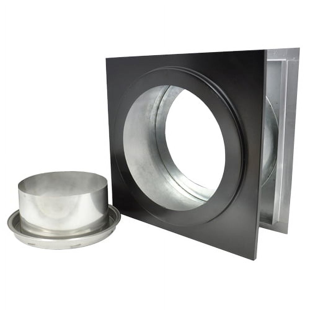 Shasta Vent 8 Inch Wall Thimble, Adjustable for 10-Inch Walls, Chimney ...