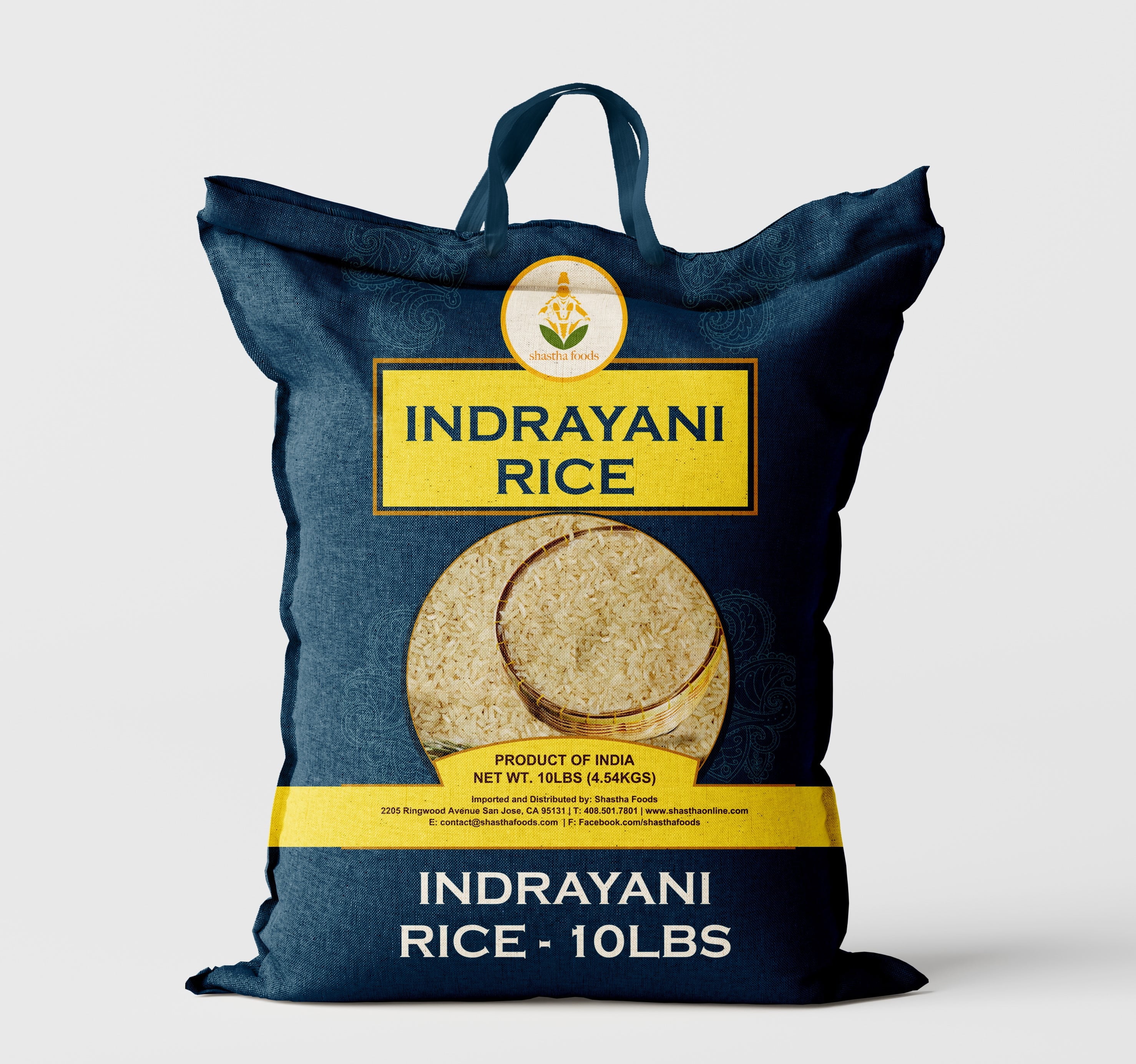 Shastha Indrayani Rice, 10 lbs, pack of 2 - Walmart.com