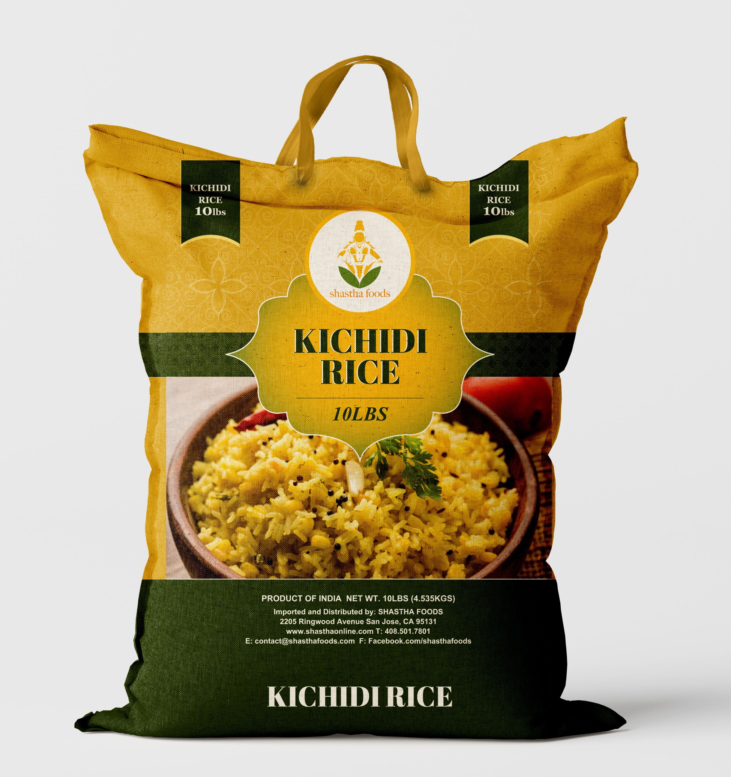 Shastha Kichidi Rice 10 Lbs (Pack of 2) Total 20 Lbs - Walmart.com