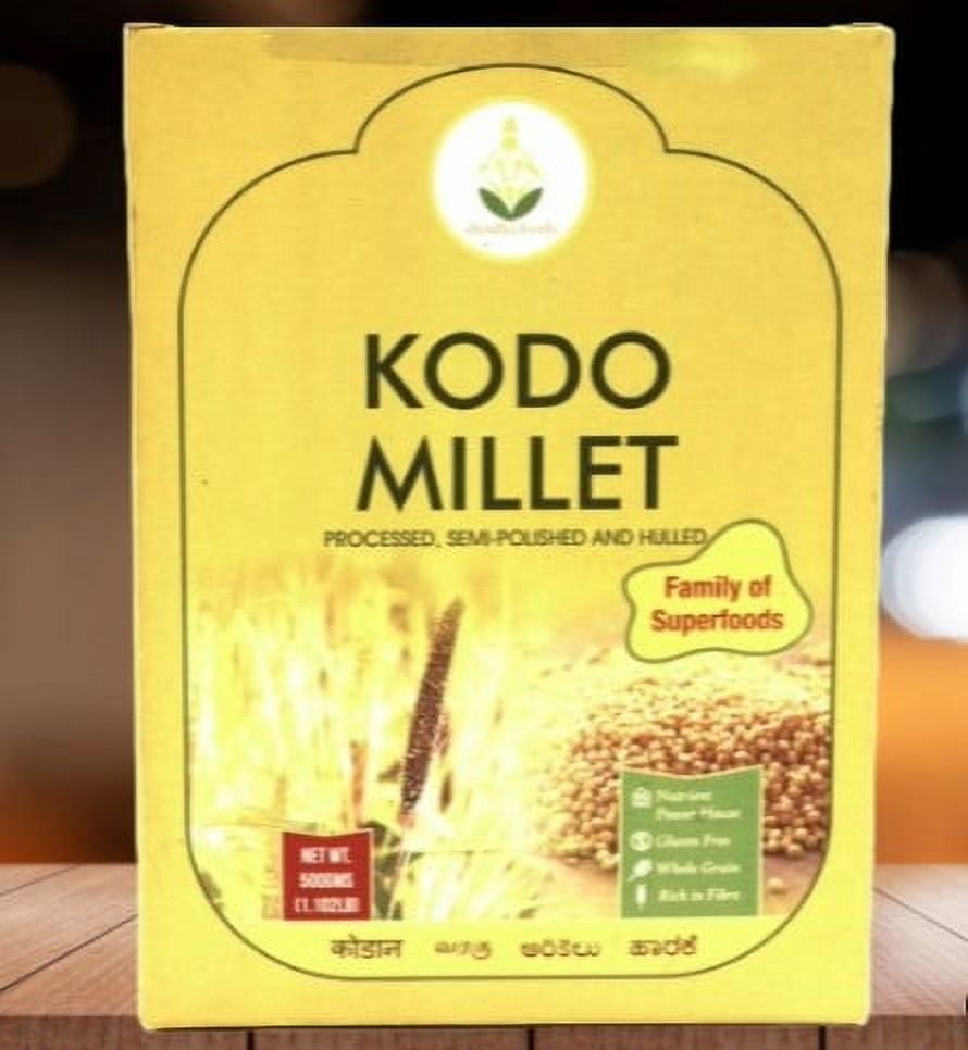 Shastha Kodo Millet Varagu Whole Grain, 500g, pack of 6 - Walmart.com