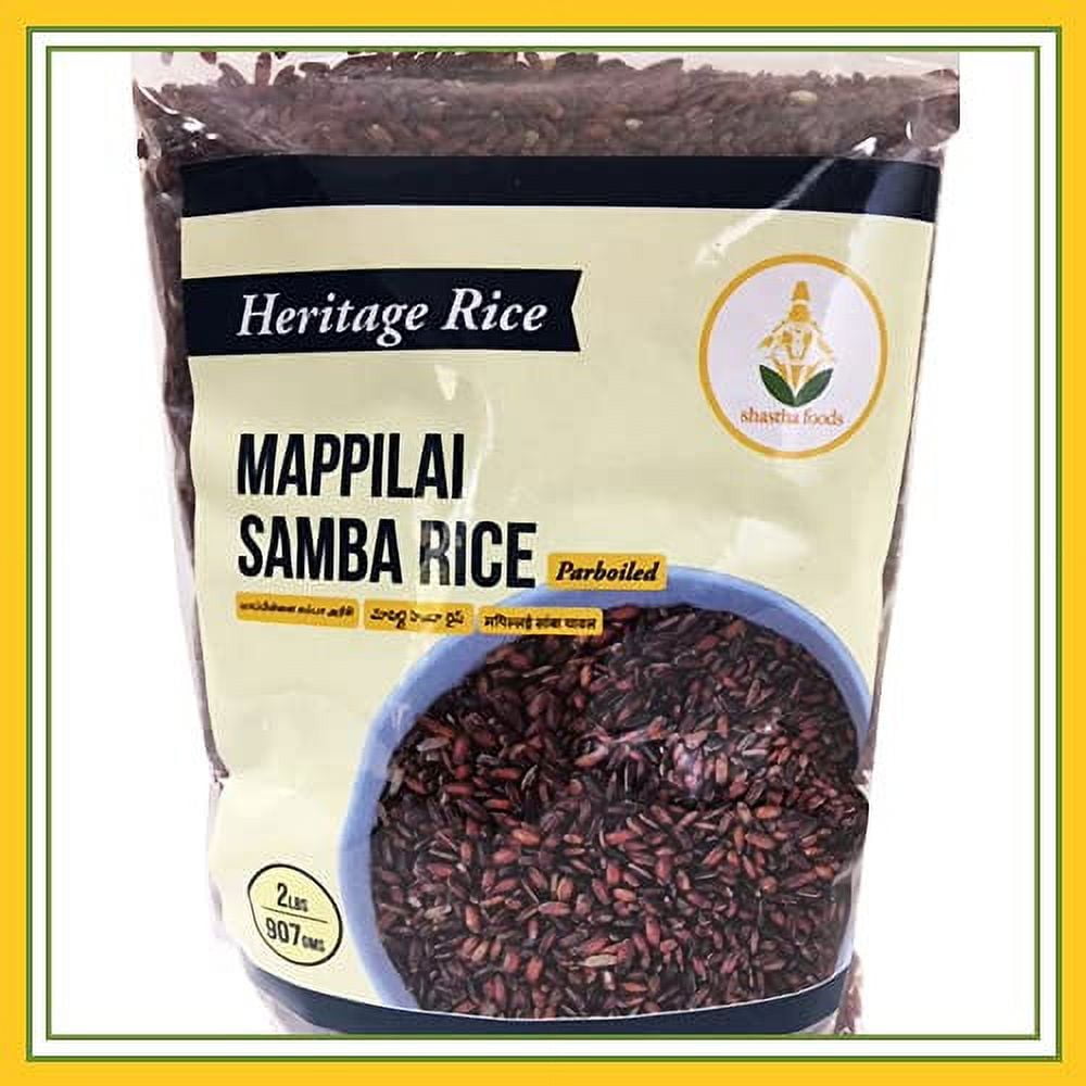 Shastha Mappilai Samba Rice (Pack of 2) Each 2 Lbs (B-P) - Walmart.com