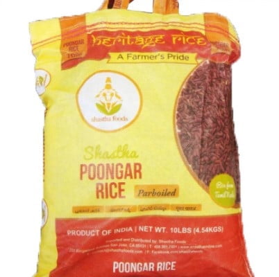 Shastha Poongar Rice 10 lbs (Pack of 1) - Walmart.com