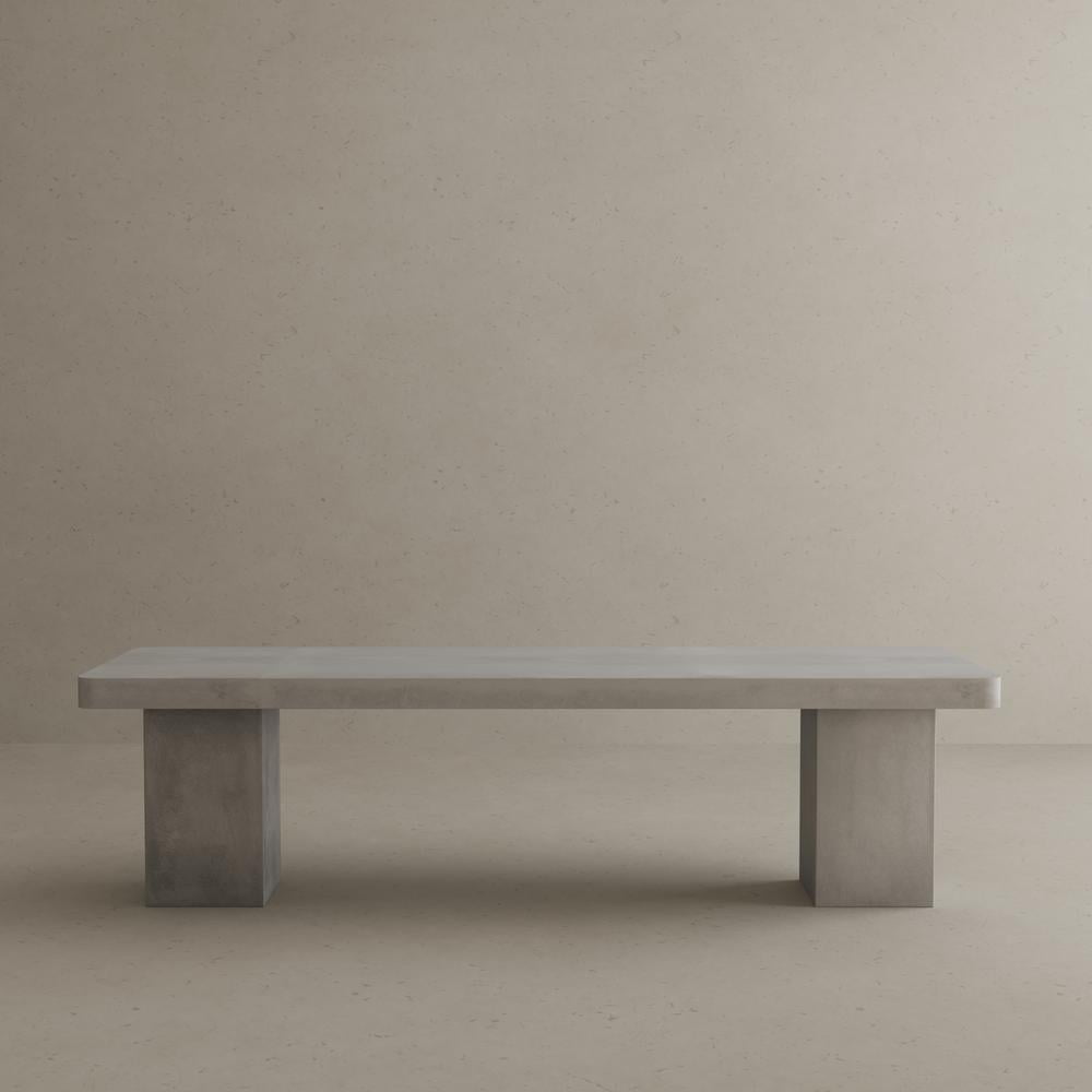 Shatana Home Ella Bench Extra Large In Black Concrete - Walmart.com