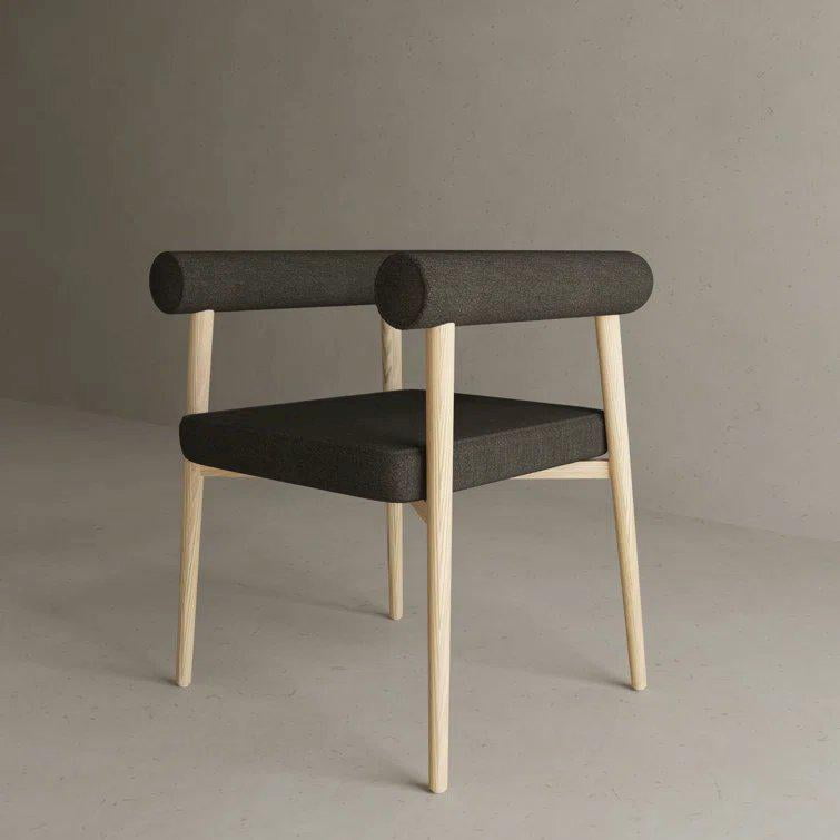 Shatana Home Tobias Accent Chair in Black Boucle - Walmart.com