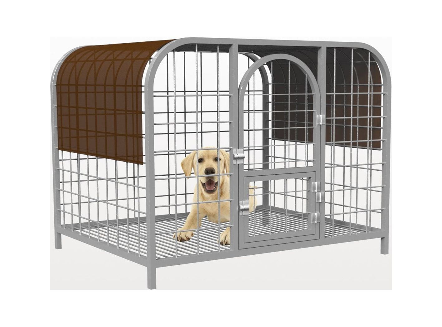 Shatex Dog Kennel Shade Cover, Pet Cage Sunblock Shade Panel With ...