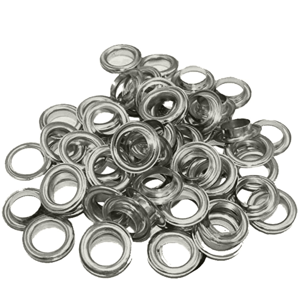 Shatex Metal Snap Grommets 1/2" Silver 50 pack - Walmart.com