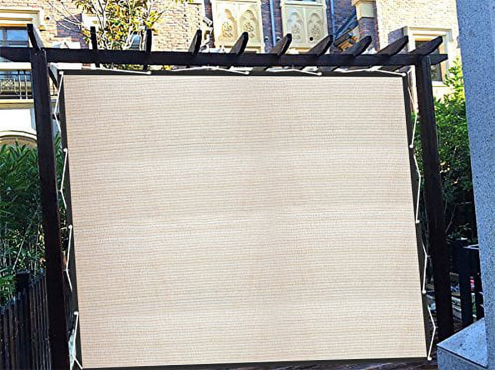 Shatex Vertical Shade Panel with 3 Sides Grommets Perfect for Wooden ...