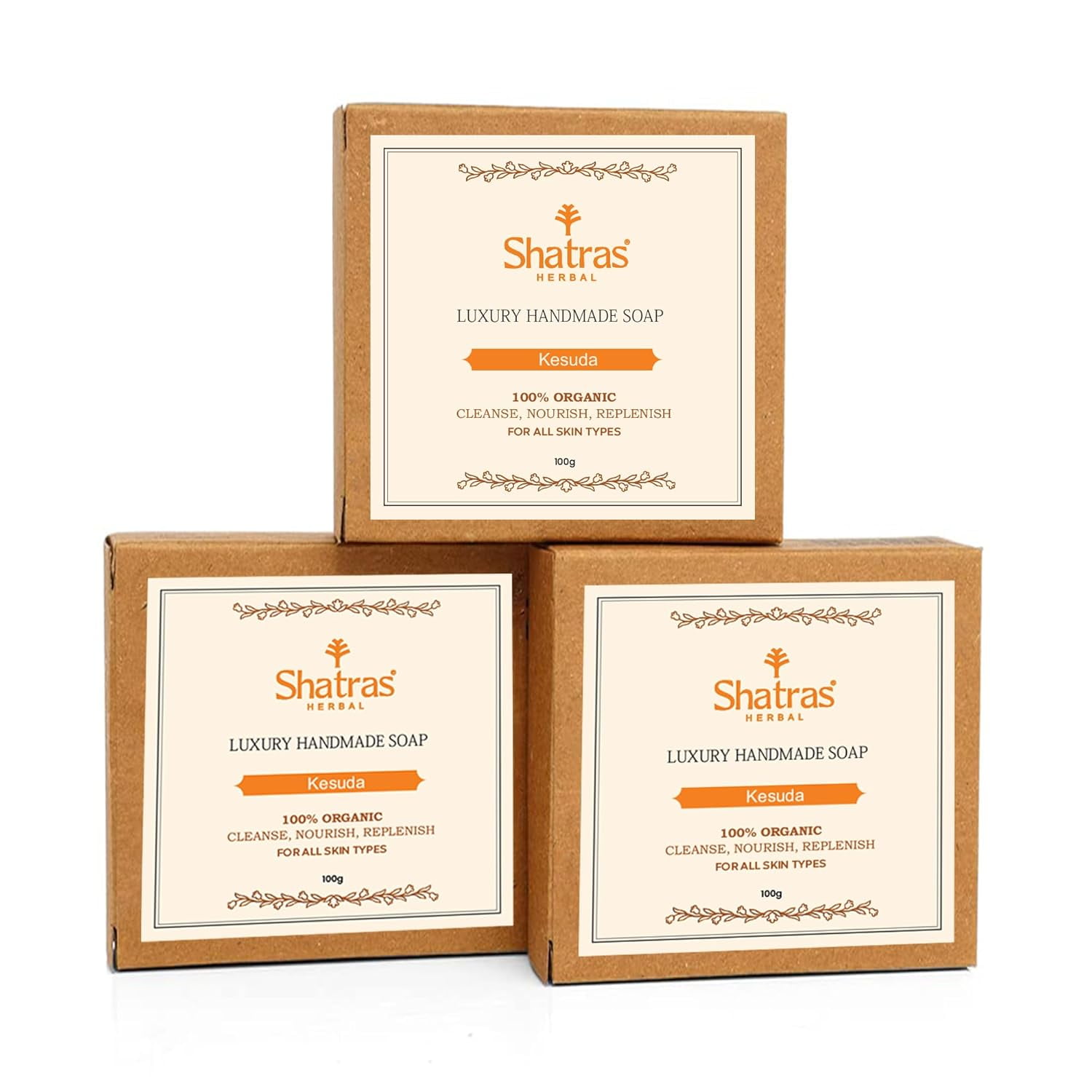 Shatras Ayurvedic Handmade Palash Kesuda Pure Divine Bathing Soap ...