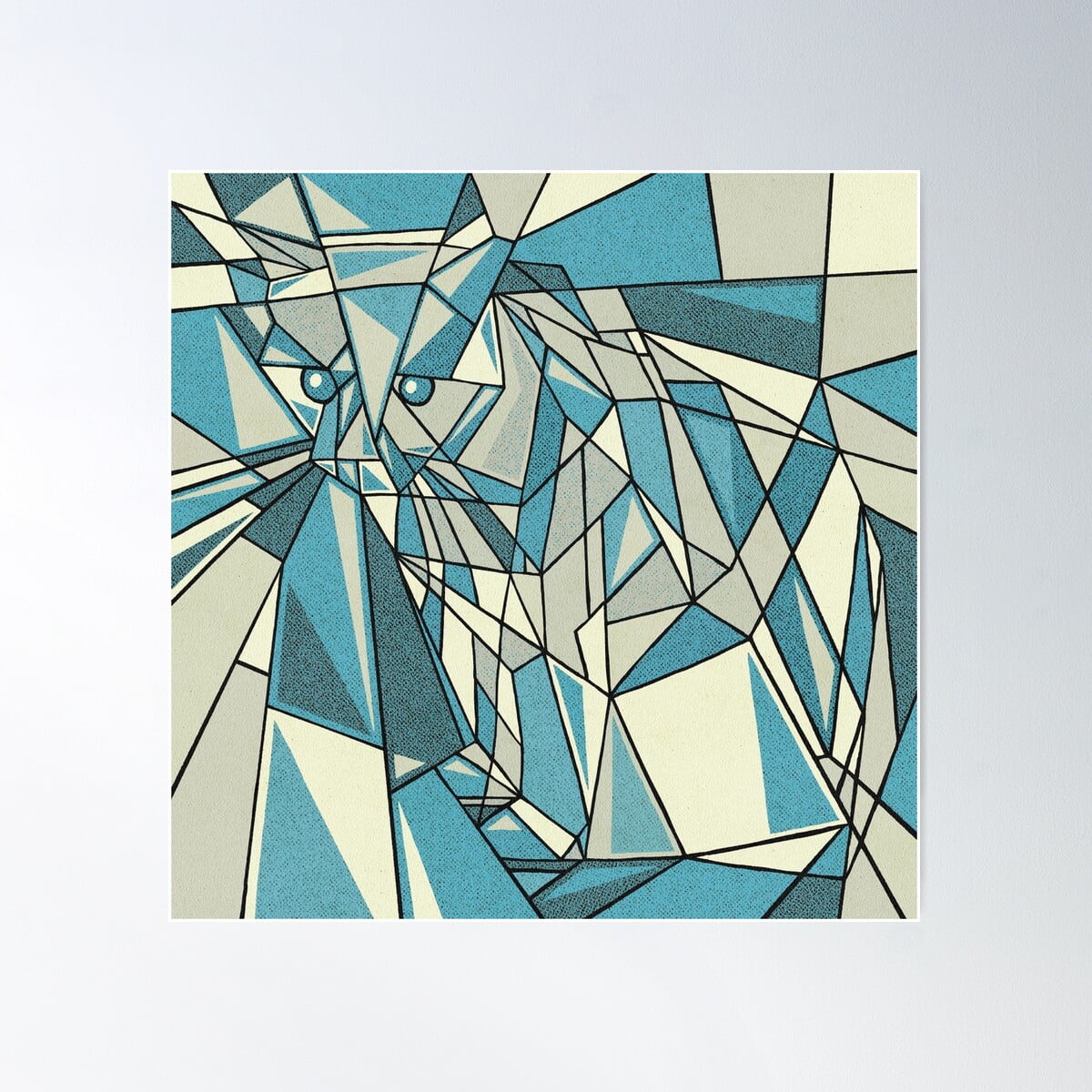 Shattered [Electric Catnip] Poster Wall Art, Modern Wall Decor For ...