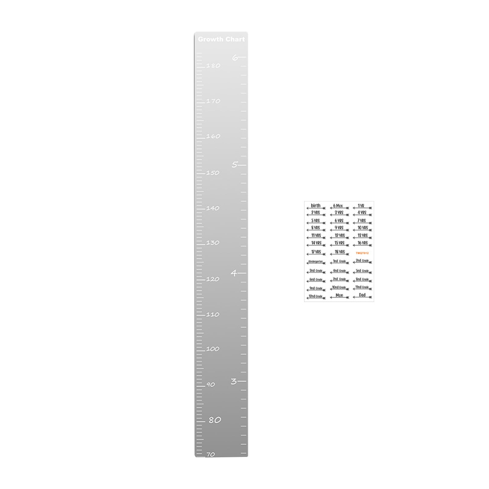 Shatterproof Growth Chart Mirror 1 Set Kids Growth Chart Mirror Dry ...