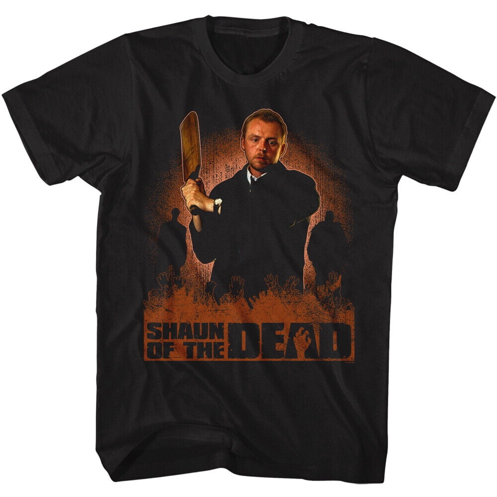 Shaun Of The Dead Movie Shaun Riley Cricket Bat Zombie Hands Men's T ...