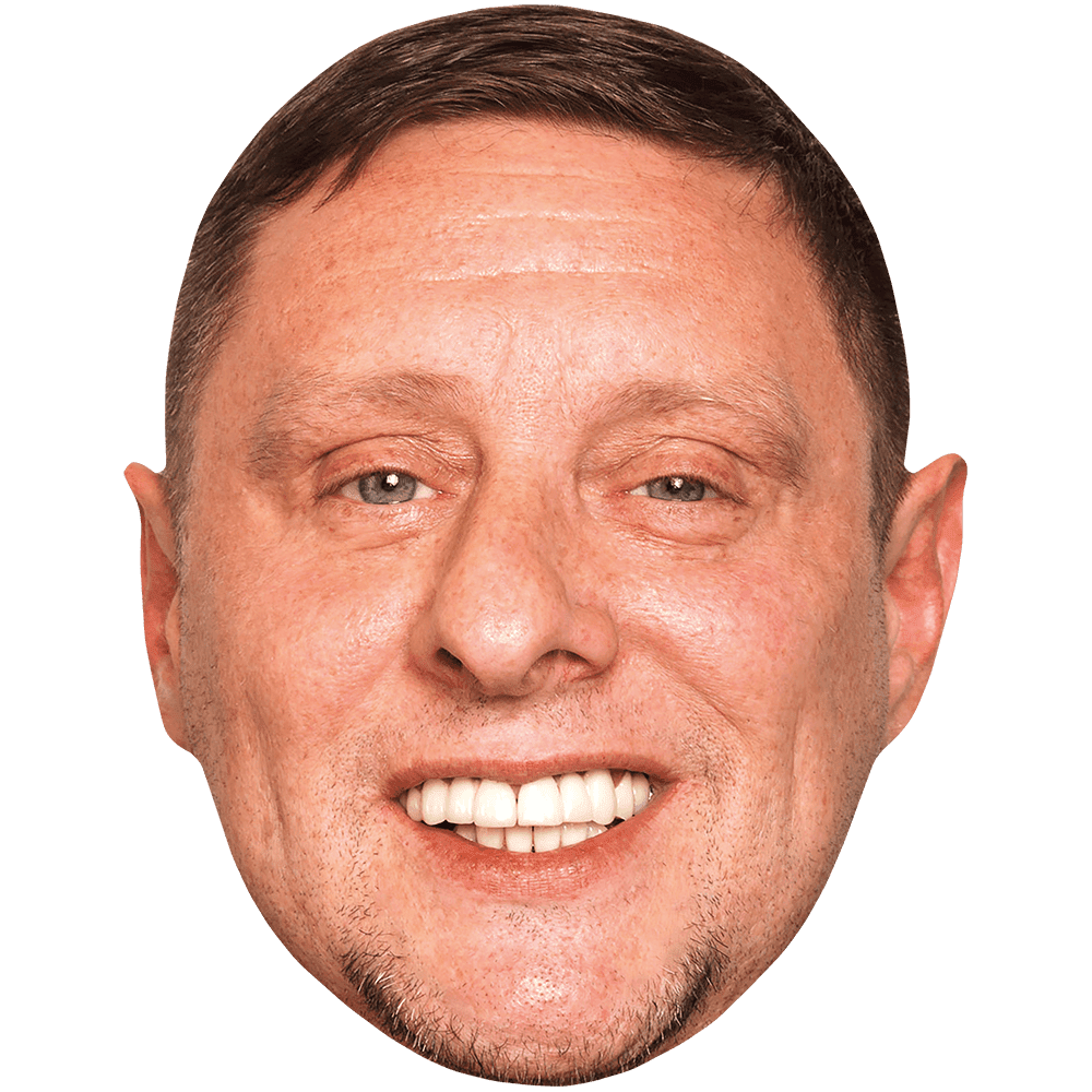Shaun Ryder (Young) Big Head. Larger than life mask. - Walmart.com