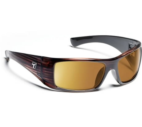 Shaun Sunglasses, Mahogany Frame, SharpView Polarized Copper PC Lens ...