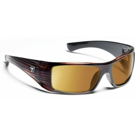 Shaun Sunglasses, Mahogany Frame, SharpView Polarized Copper PC Lens ...