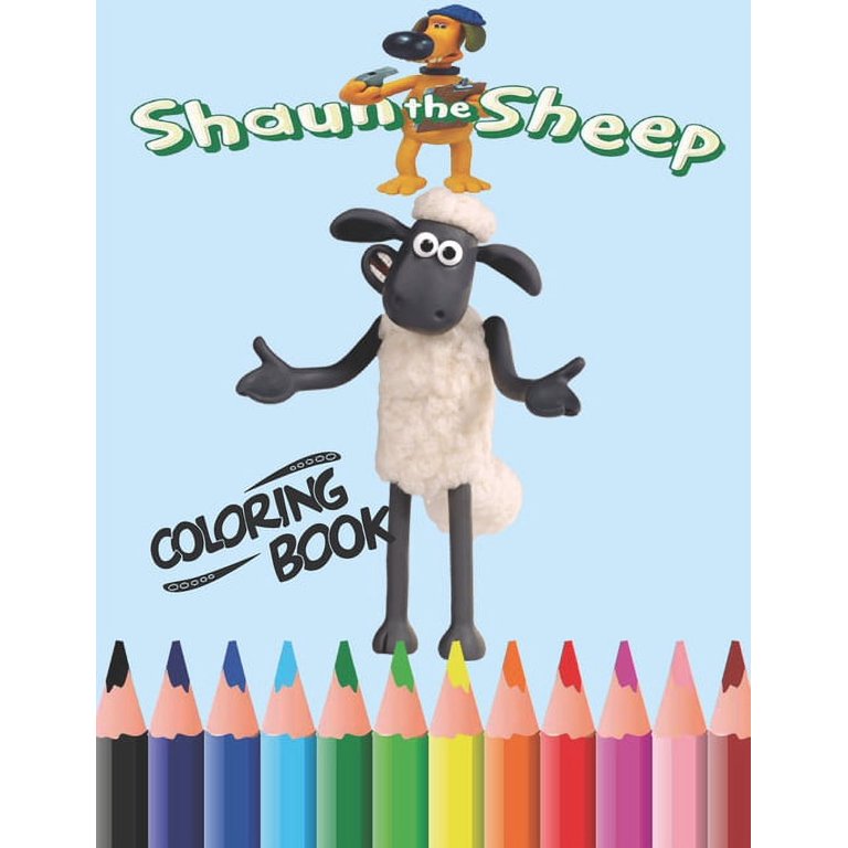 shaun the sheep coloring pages to print