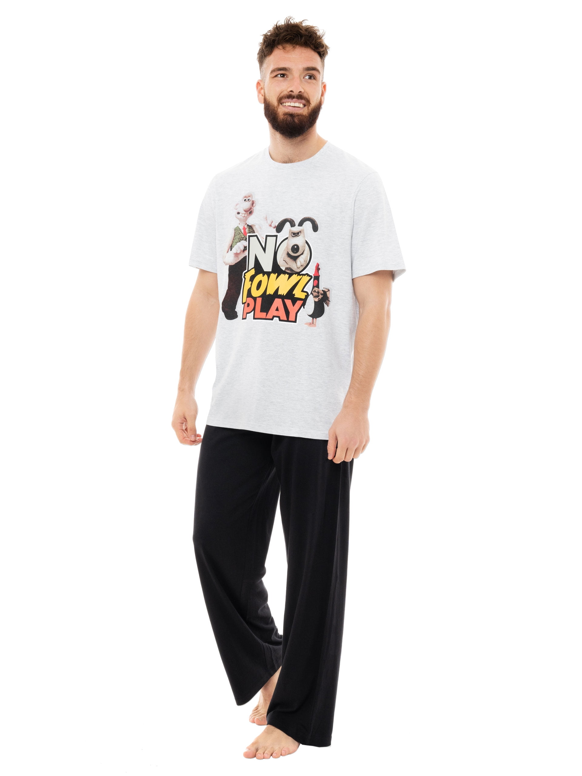 Shaun The Sheep Mens Pajamas Black Sizes S-XXL - Walmart.com