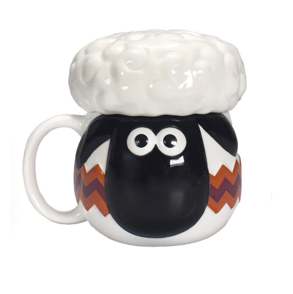 Shaun The Sheep Shaped Mug With Removable Lid - Walmart.com