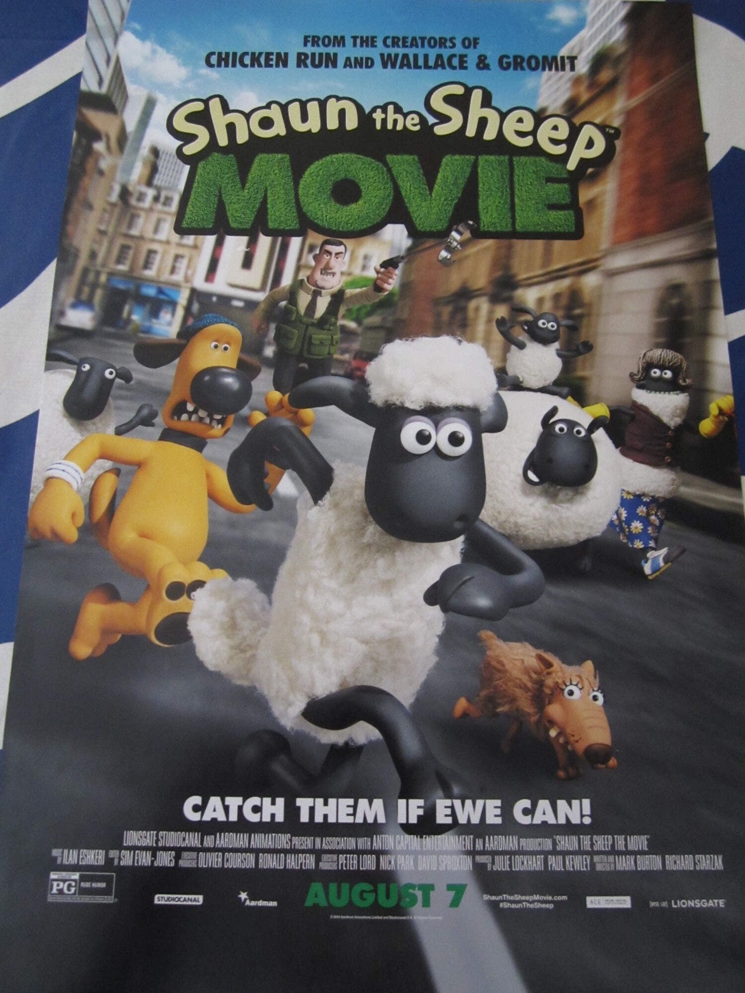 Shaun the Sheep movie set of 2 2015 mini 13x20 inch posters - Walmart.com