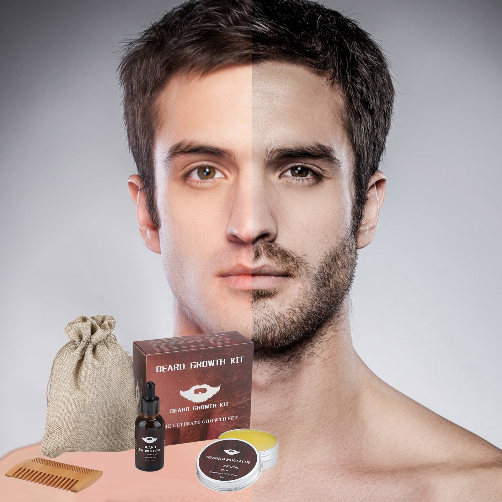 Shave Beard Growth Kit Beard Growth Kit Beard Growth Kit Beard Growth ...