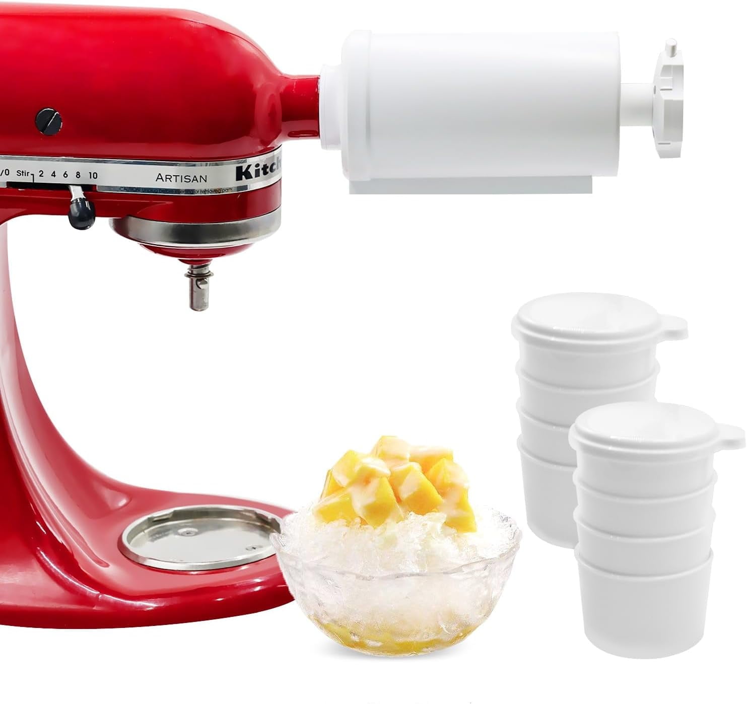 Shave Ice Attachment for Kitchenaid Stand Mixer, Shaved Ice Maker for ...