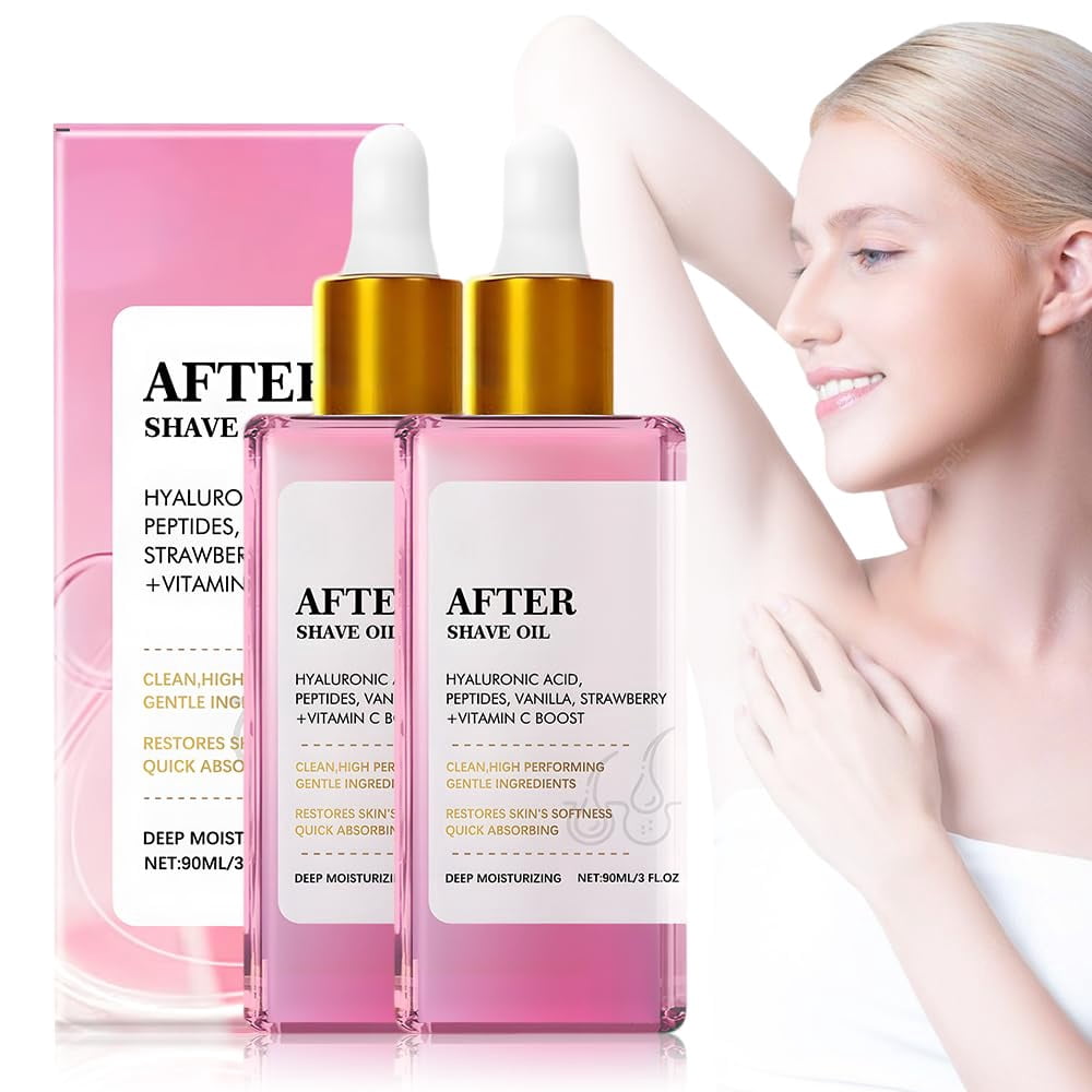 After Shave Oil - Strawberry & Vanilla Scent, 2025 Upgrade Formula for ...