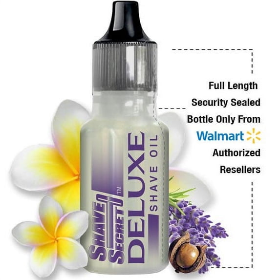 SHAVE SECRET Deluxe Shaving Oil, Menthol, Noncomedogenic, Travel Size ...