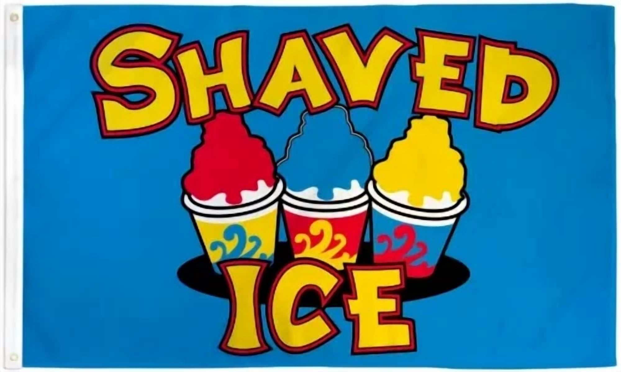 Shaved Ice Flag 3X5Ft Shaved Ice Banner Bandera Bebidas Drinks ...