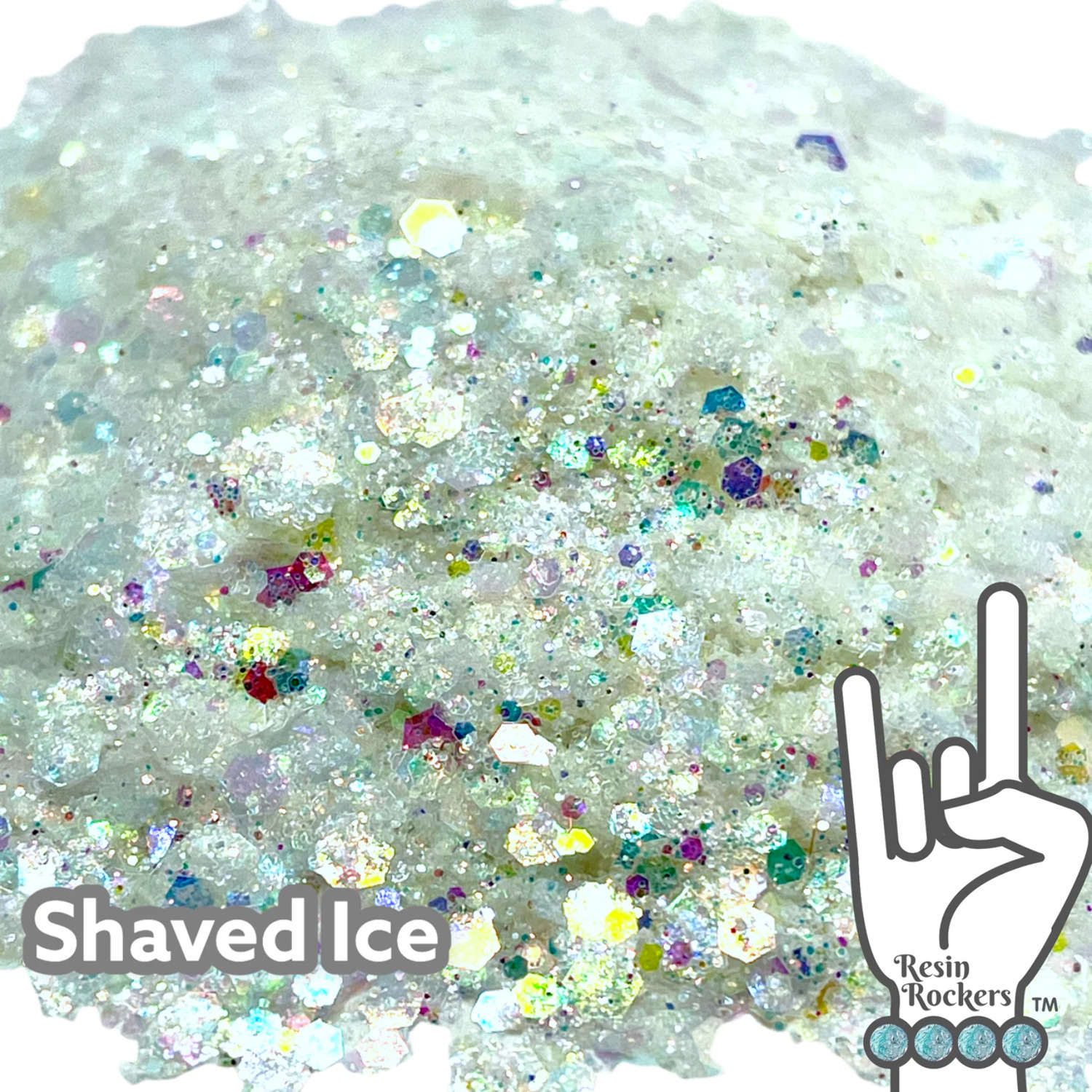 Shaved Ice Iridescent Pixie for Poxy Chunky Glitter Mix - Walmart.com