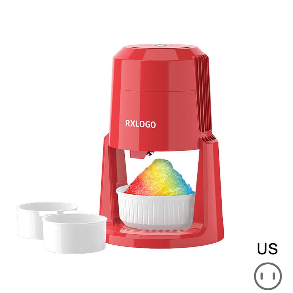 Shaved Ice Machine with 2 Reusable Ice Molds, Homemade Shaved Ice ...