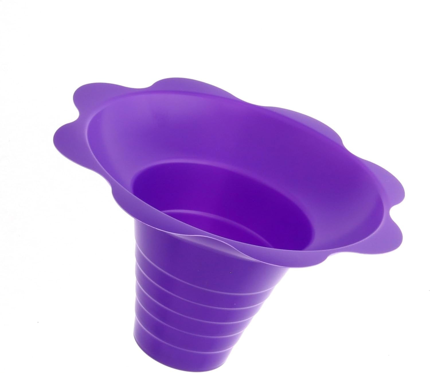 Shaved Ice Snow Cone Flower Cups Medium (8 OZ),250 Count, Purple ...