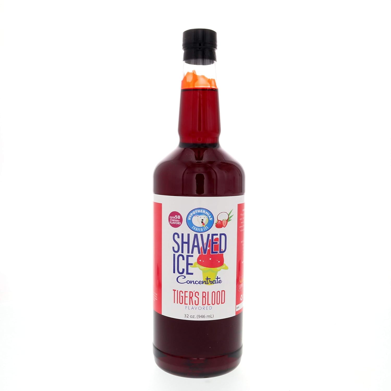 Shaved Ice and Snow Cone Syrup Flavor Concentrate - Quart (32 Fl Oz ...