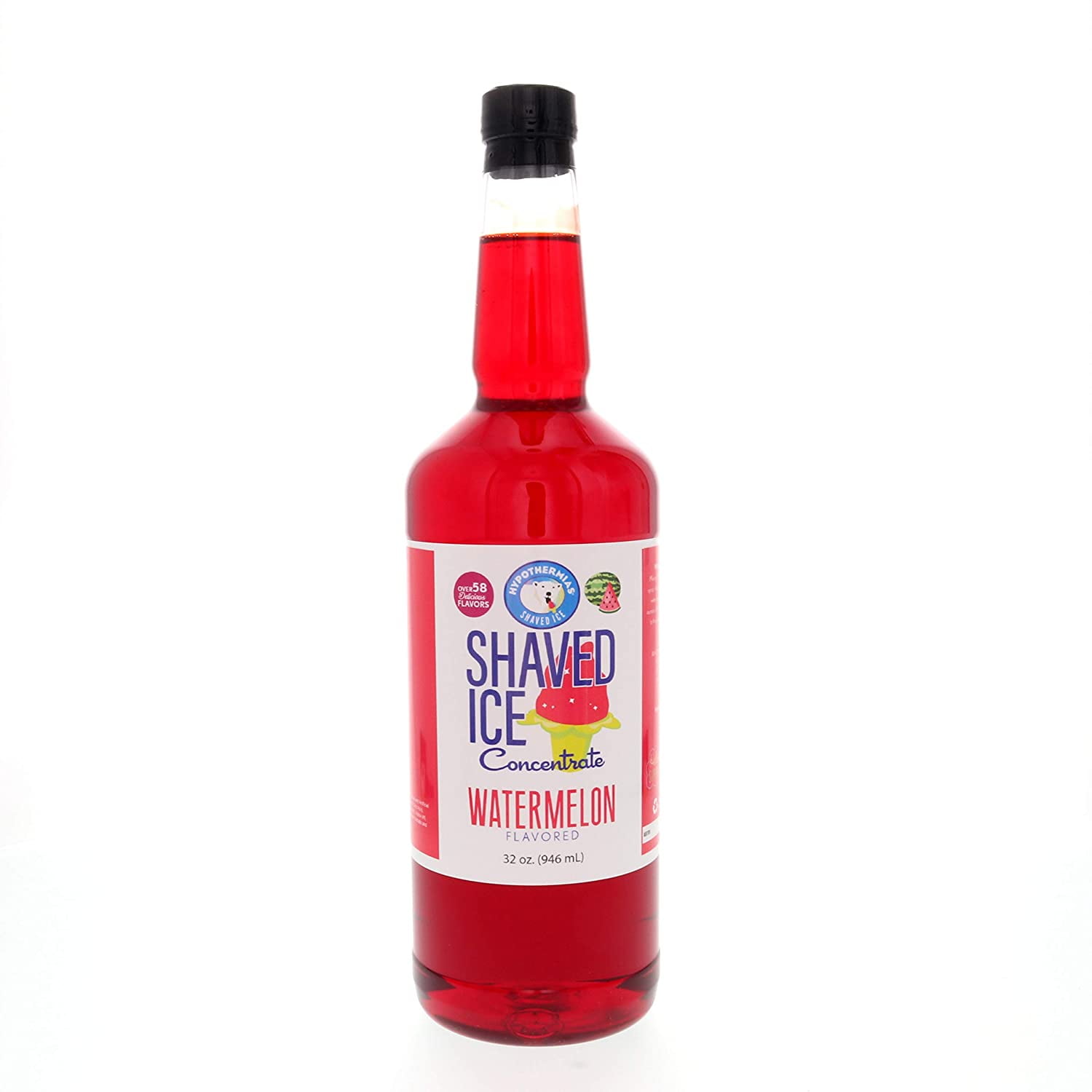 Shaved Ice and Snow Cone Syrup Flavor Concentrate - Quart (32 Fl Oz ...