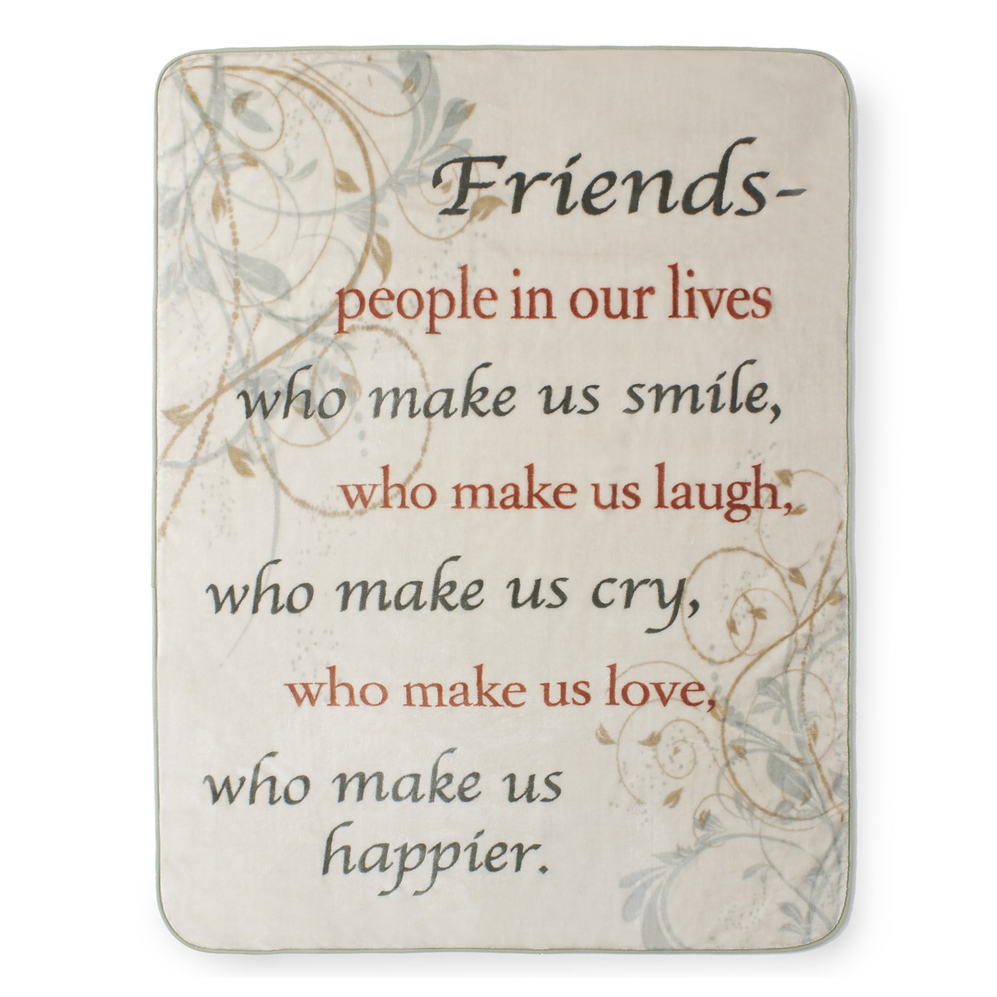 Shavel Home Products Hi Pile Luxury Oversized Throw Friends - Walmart.com