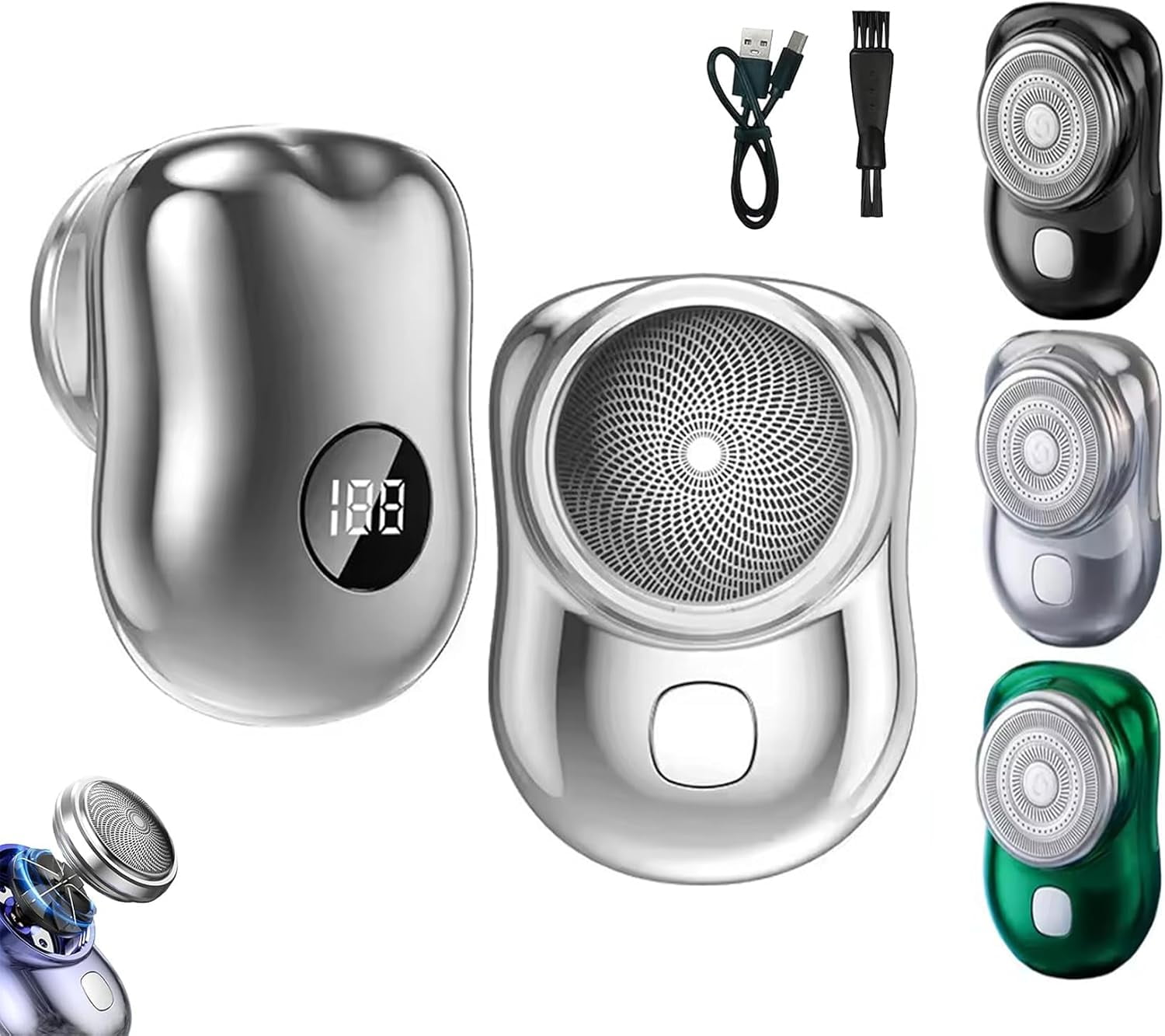 Shaver, 2025 New Upgrade Pocket USB Mini Shavers, Pocket Size IPX-7 ...