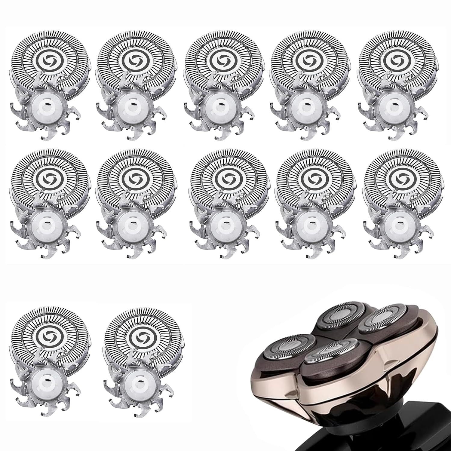 Shaver Head Replacement Blade compatible with Skull Shaver Pitbull Gold PRO Shaver Replacement ...