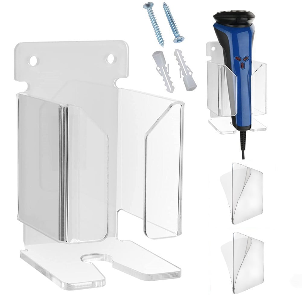 Shaver Holder Electric Shaver Stand Wall Mounted Rack Shaver Storage ...