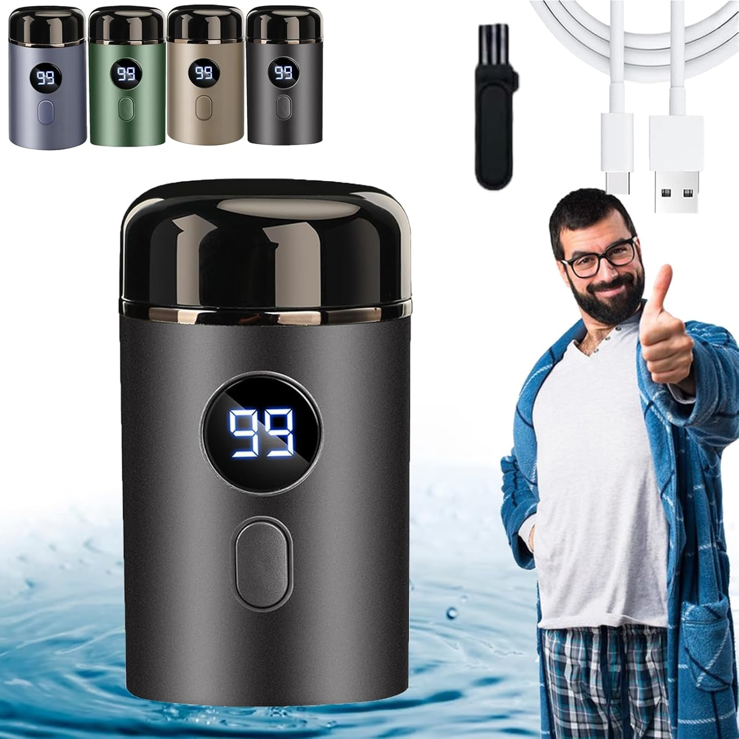 Shaver, Mini Portable Electric Shaver, 2025 New Upgrade Pocket Shaver ...